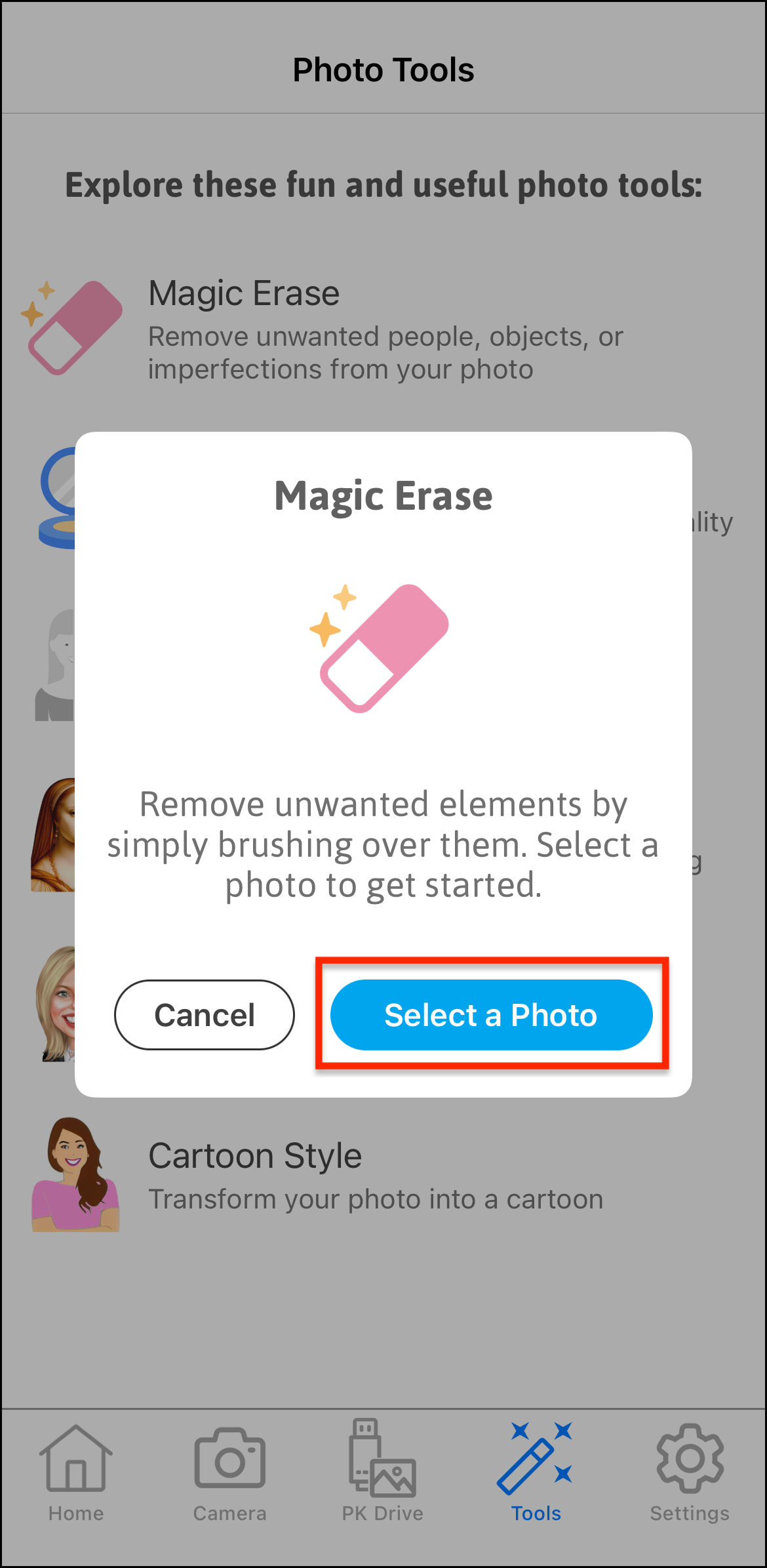 How to Use the Magic Erase Tool – Help Center