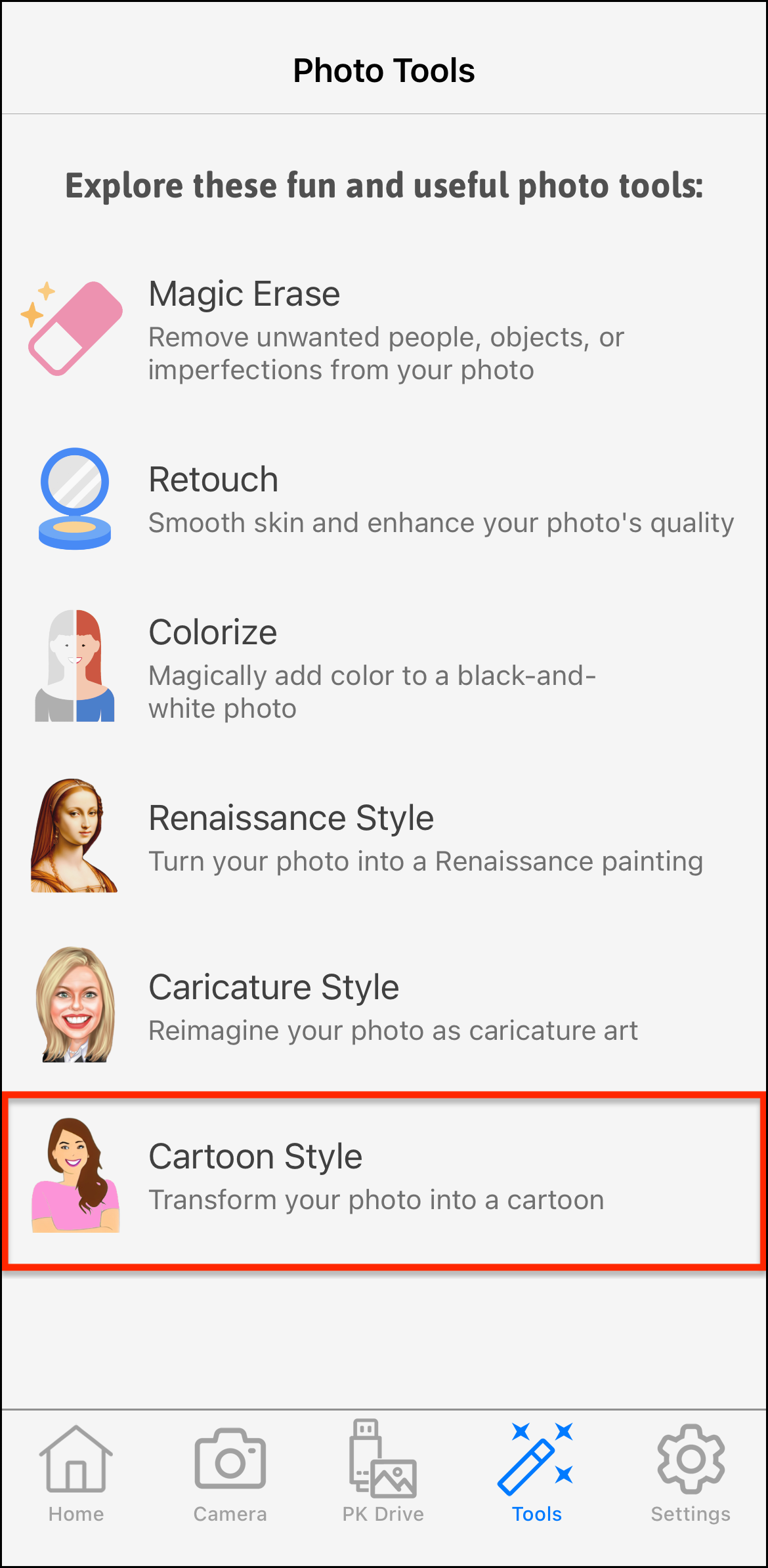 How to Use the Cartoon Style Tool – Help Center