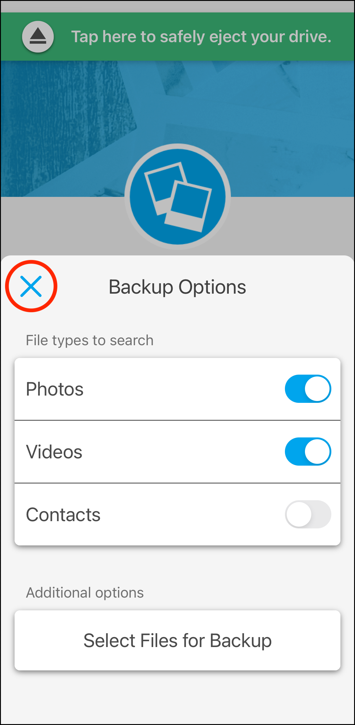 How to Change Backup File Types – Help Center