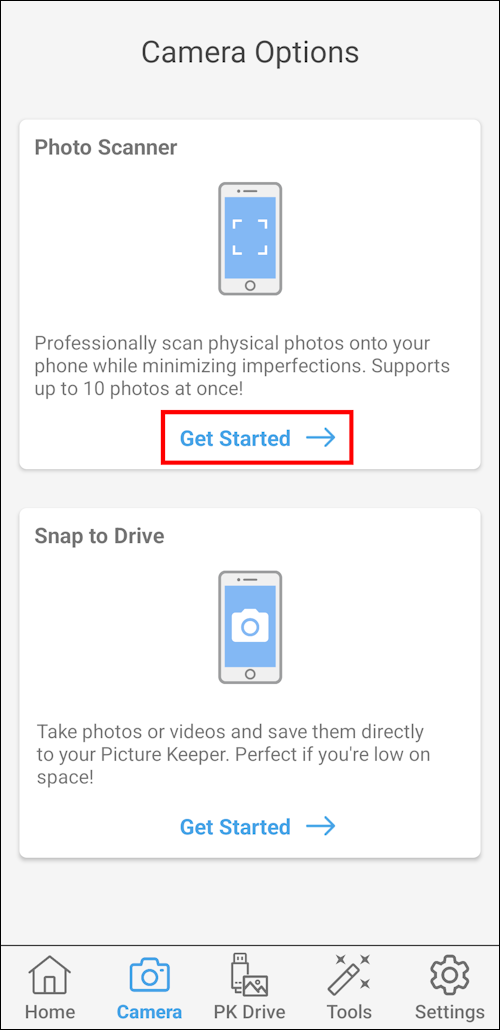 How to Use the Photo Scanner – Help Center