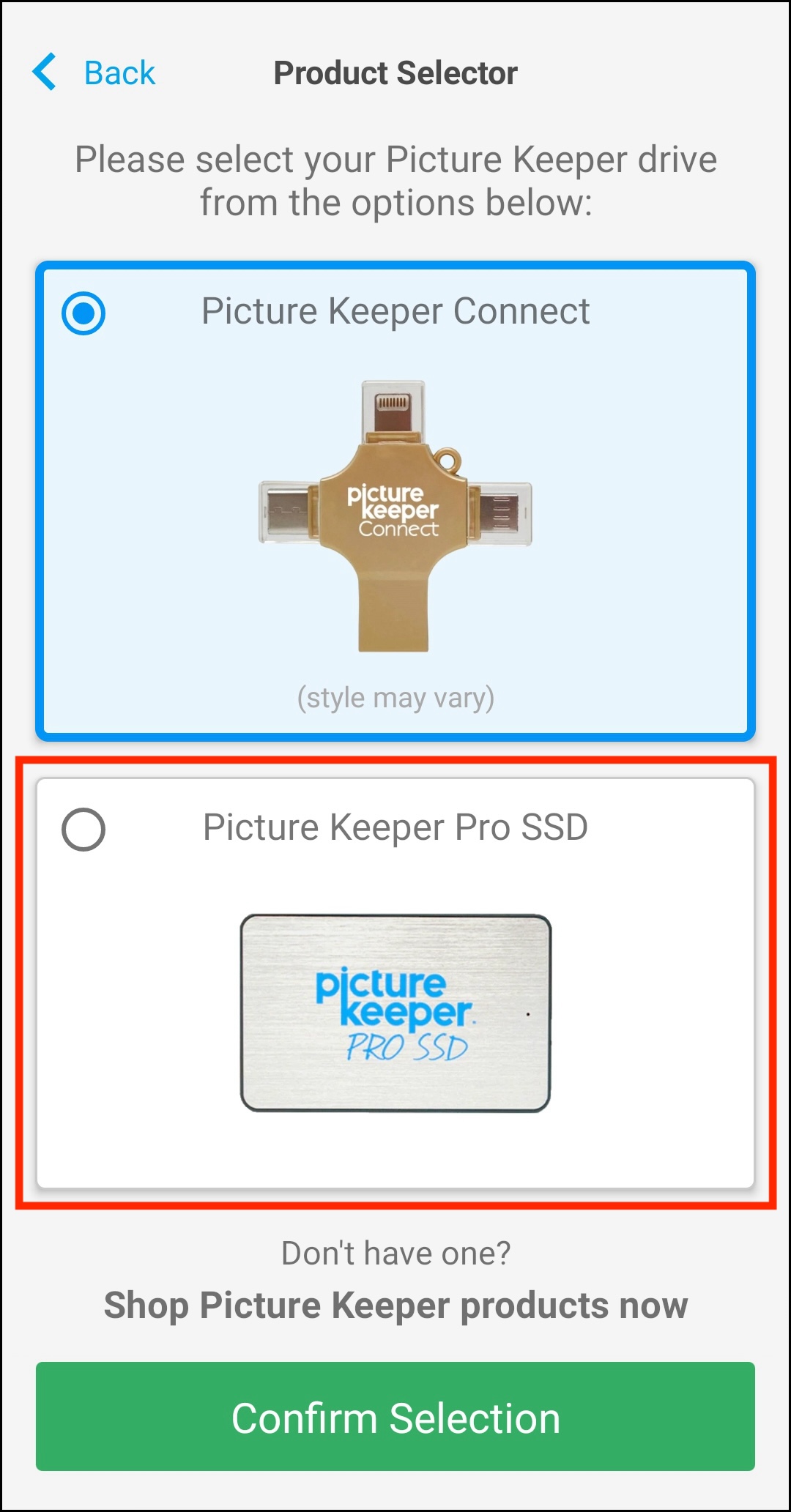 How to Change Your Picture Keeper Product After Setup – Help Center