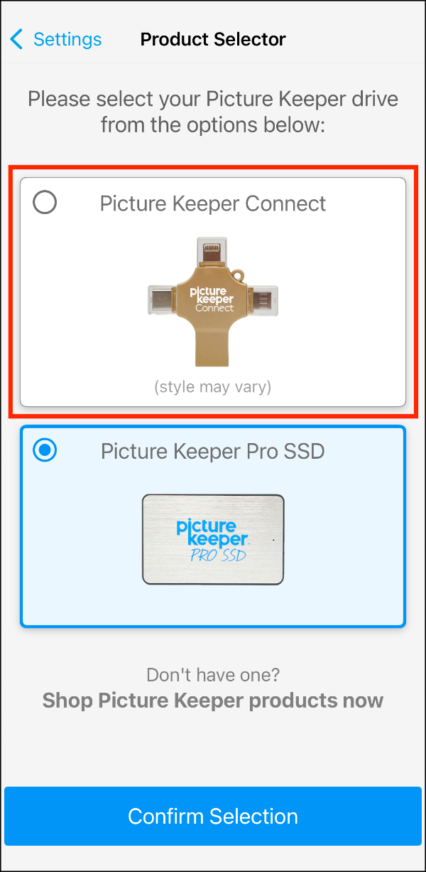 How to Change Your Picture Keeper Product After Setup / PK – Help Center