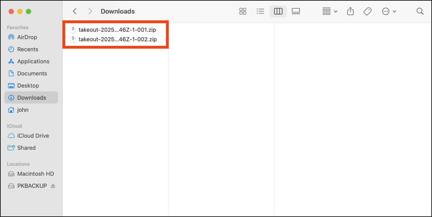 Google Takeout, Part 2 – Help Center