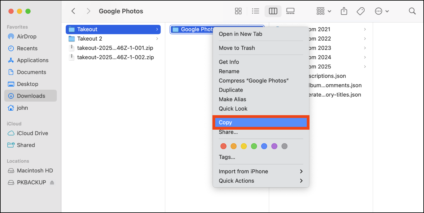 Google Takeout, Part 2 – Help Center
